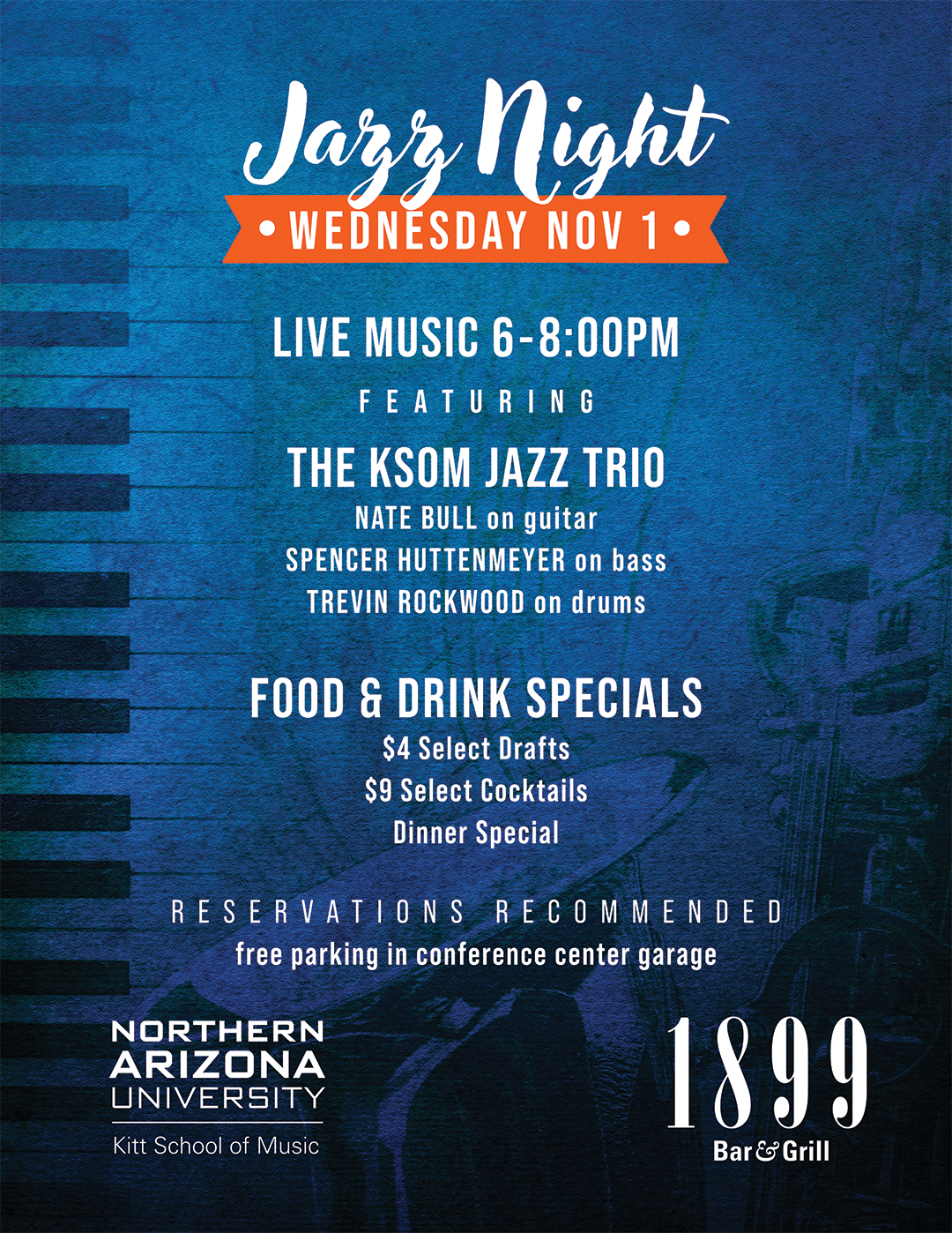 Upcoming Events at 1899 Bar & Grill